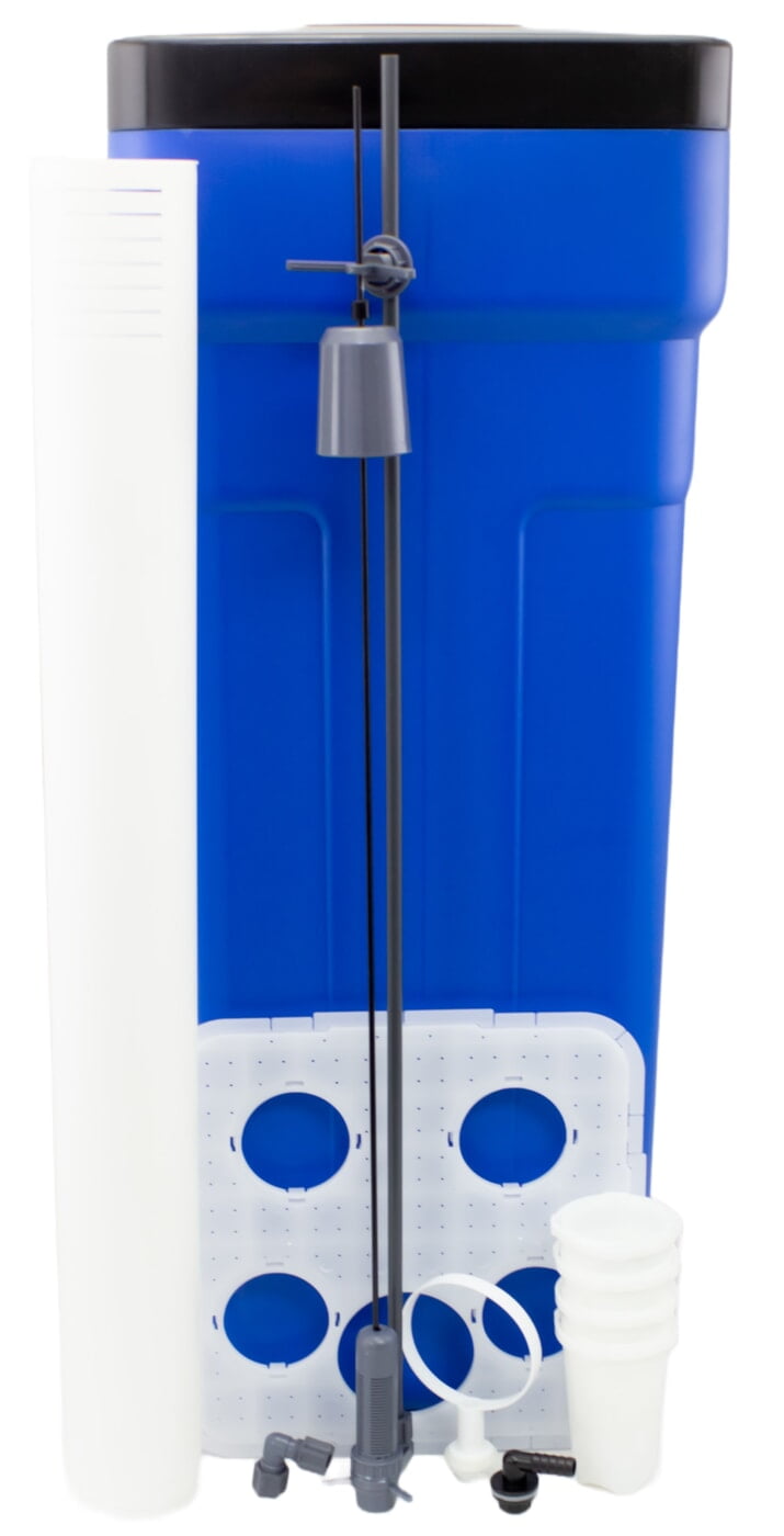 80L Pre-Assembled Brine Tank & Valve - Effortless Hard Water Solution